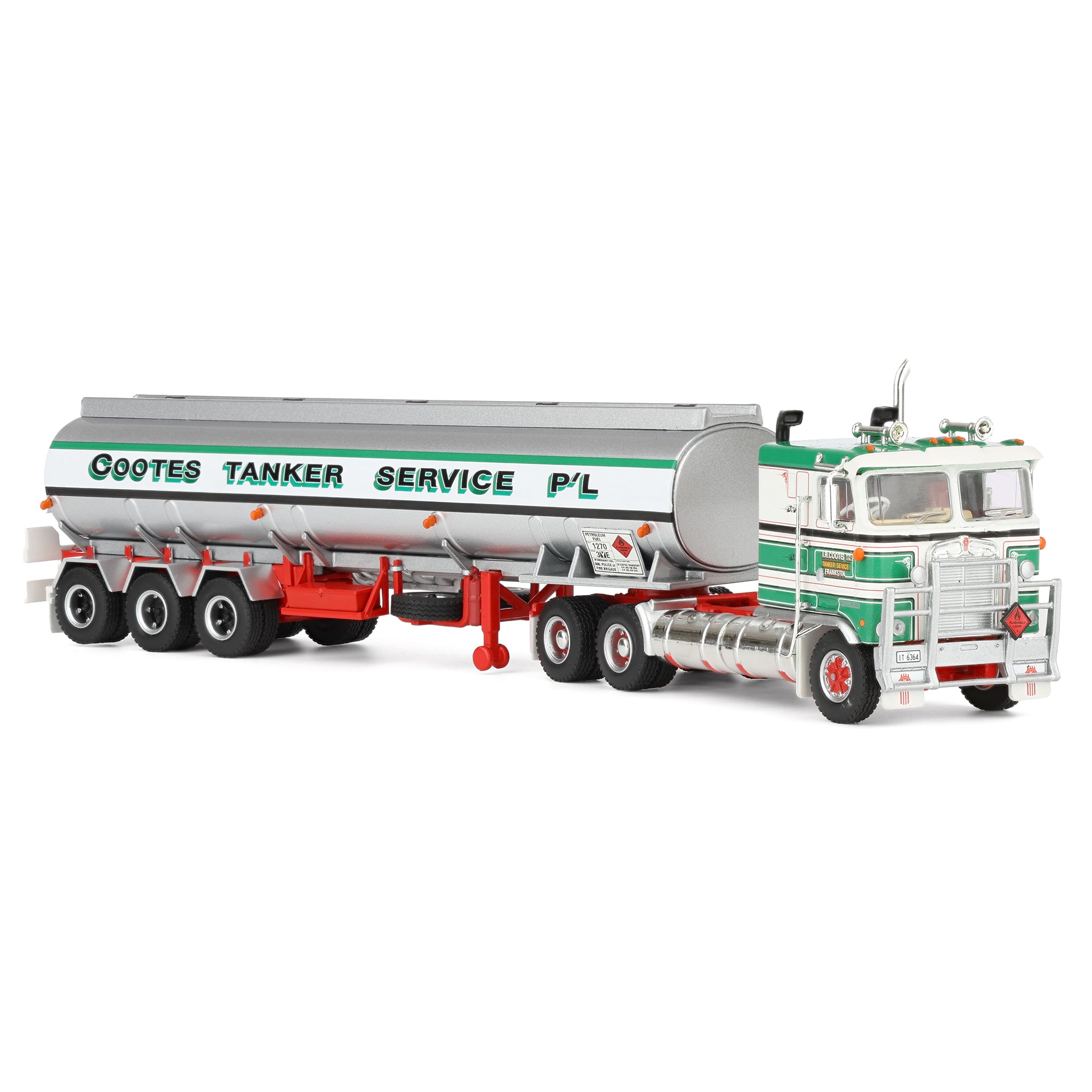 1/64 Cootes Tanker Service Semi Truck with Tanker Trailer by Highway R ...