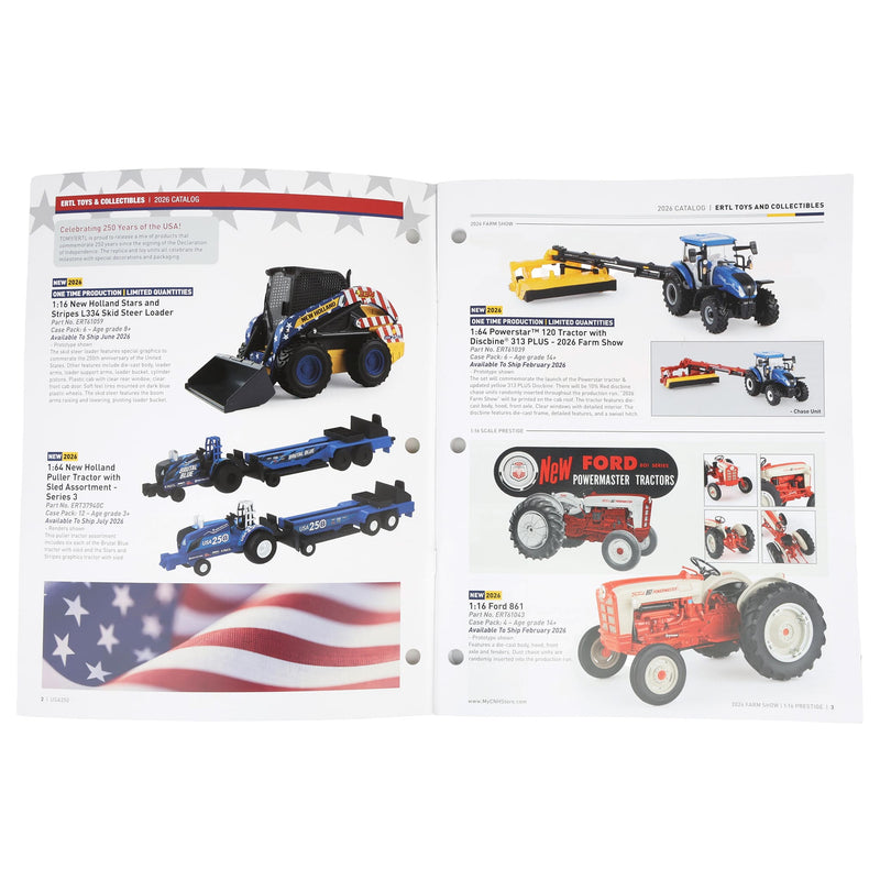 2026 ERTL Case IH & New Holland Toys & Collectibles Full-Size Color Ca ...