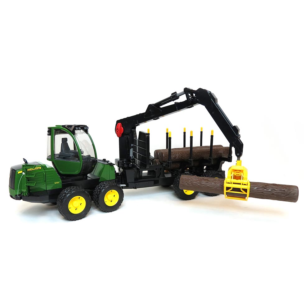 1/16 John Deere 1210E Log Forwarder with Logs by Bruder — Outback Toys