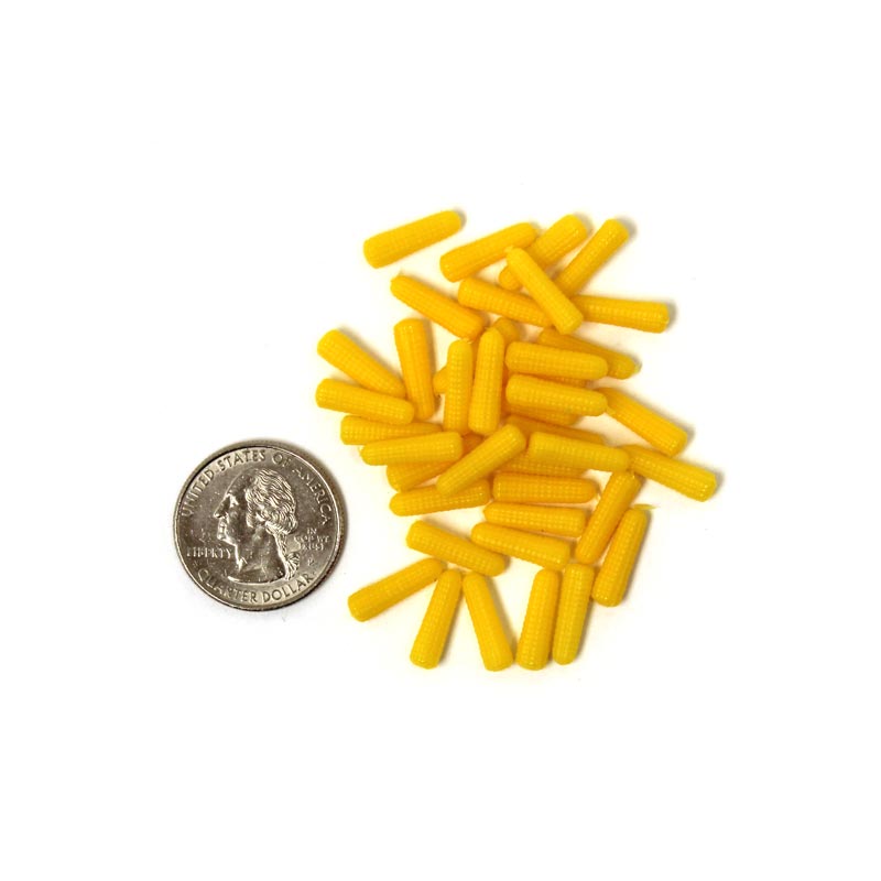 1/16 Plastic Ear Corn, 9/16in Long, Approx. 325-375 Pieces — Outback Toys
