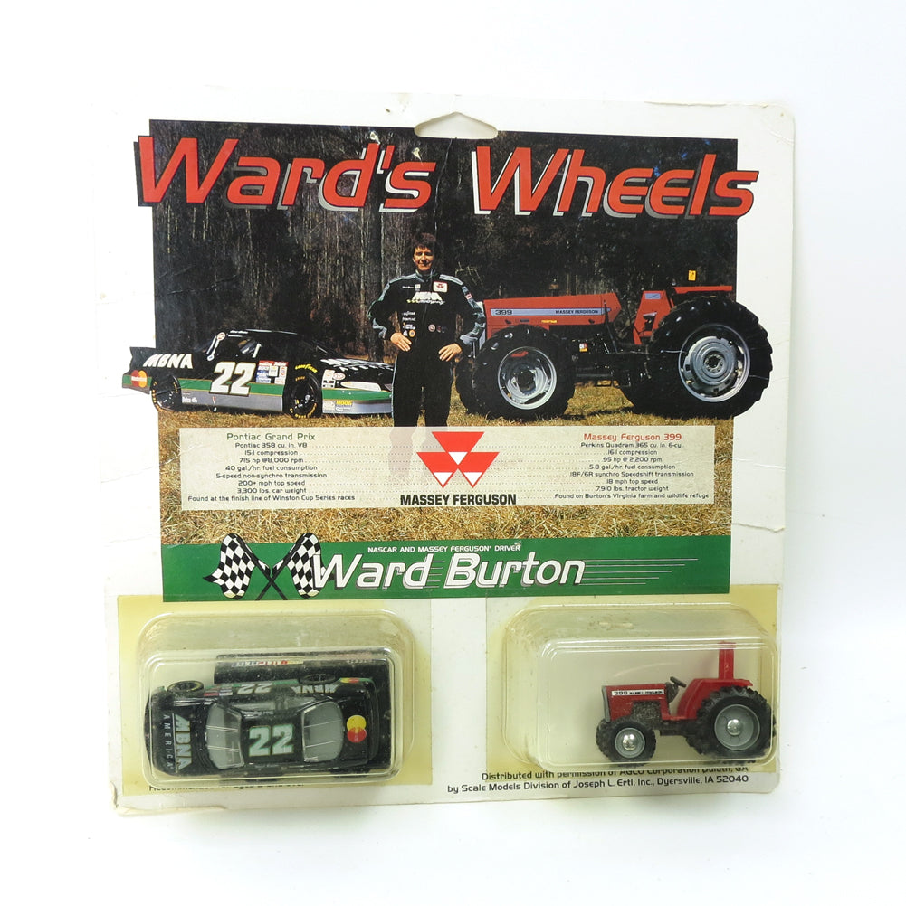 1/64 Ward Burton Nascar Stock Car & Massey Ferguson 399 Set — Outback Toys