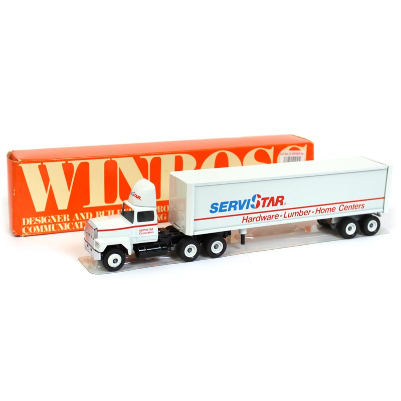 1/64 Winross Ford Truck with Box Trailer, ServiStar Hardware Stores ...