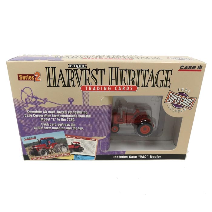 ERTL Harvest Heritage Series 2 Trading Cards with Case VAC Tractor ...