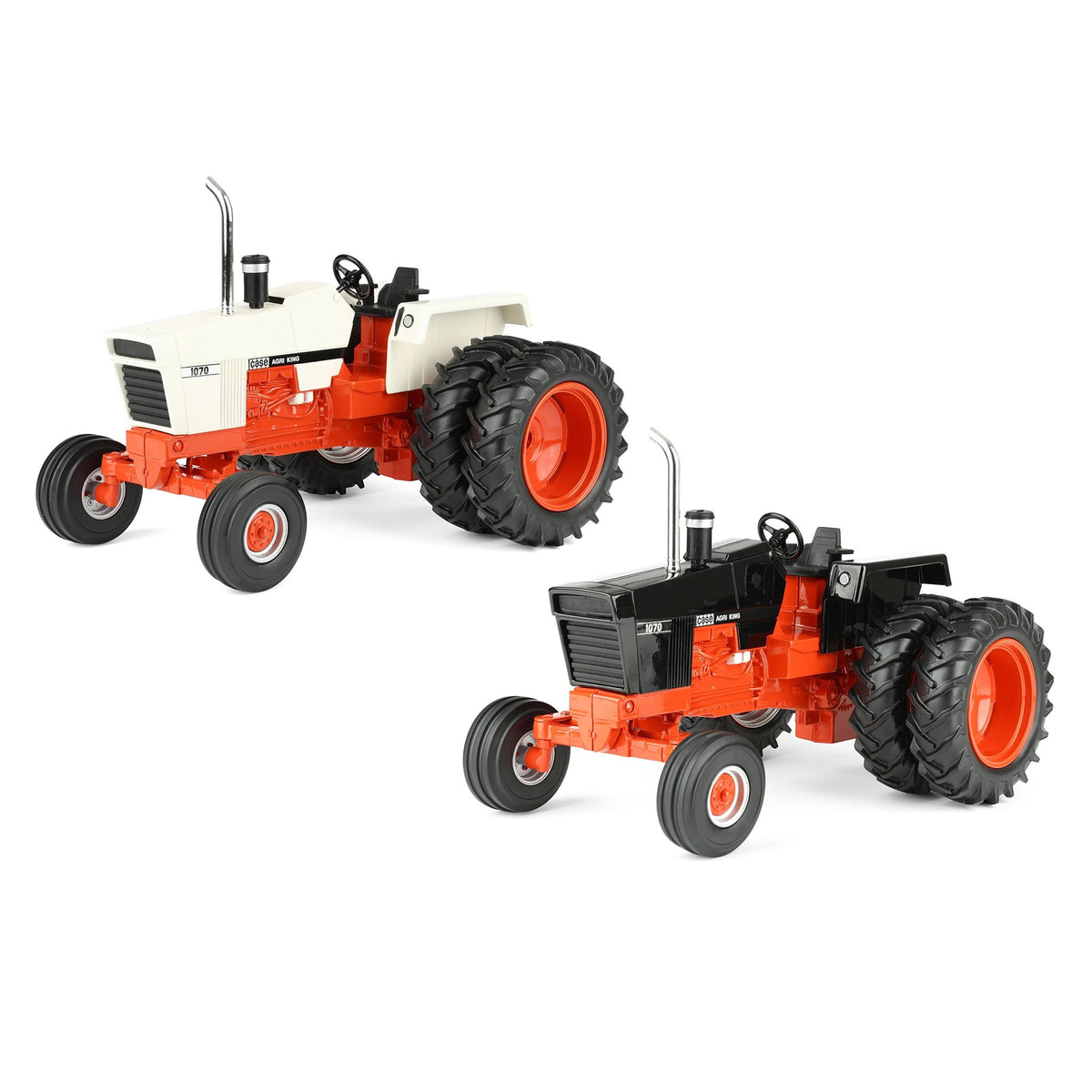 Set of 2 ~ 1/16 Case 1070 Agri King Tractors by ERTL, 5th in Outback T ...