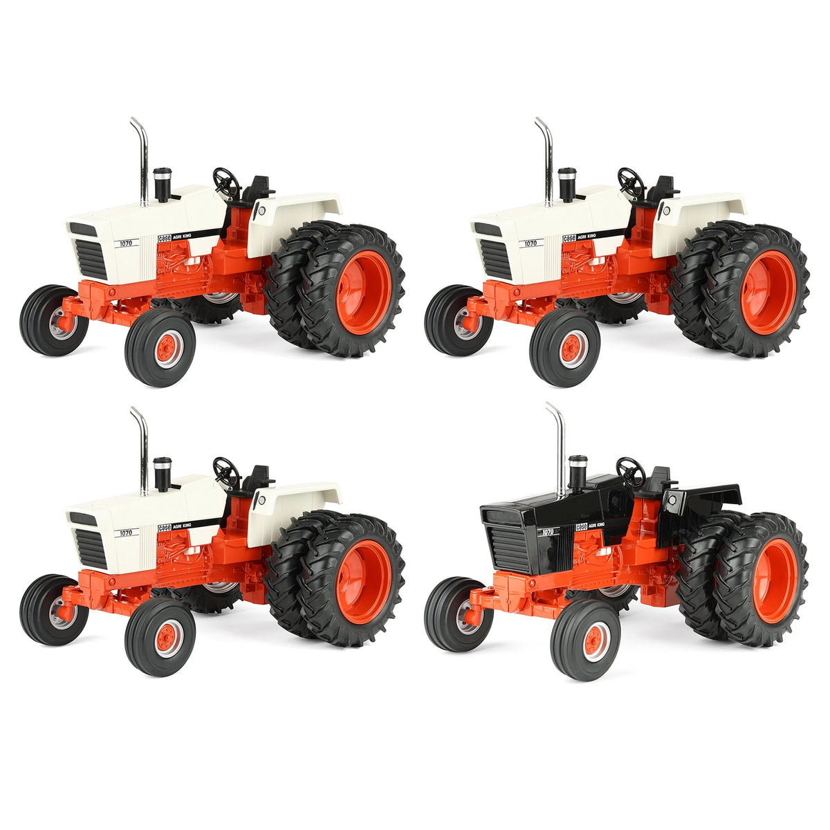 Sealed Case of 4 ~ 1/16 Case 1070 Agri King Tractors by ERTL, 5th in O ...