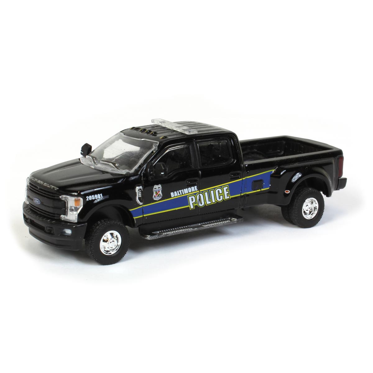1/64 2019 Ford F-350 Dually, Baltimore Police, Dually Drivers Series 5 ...