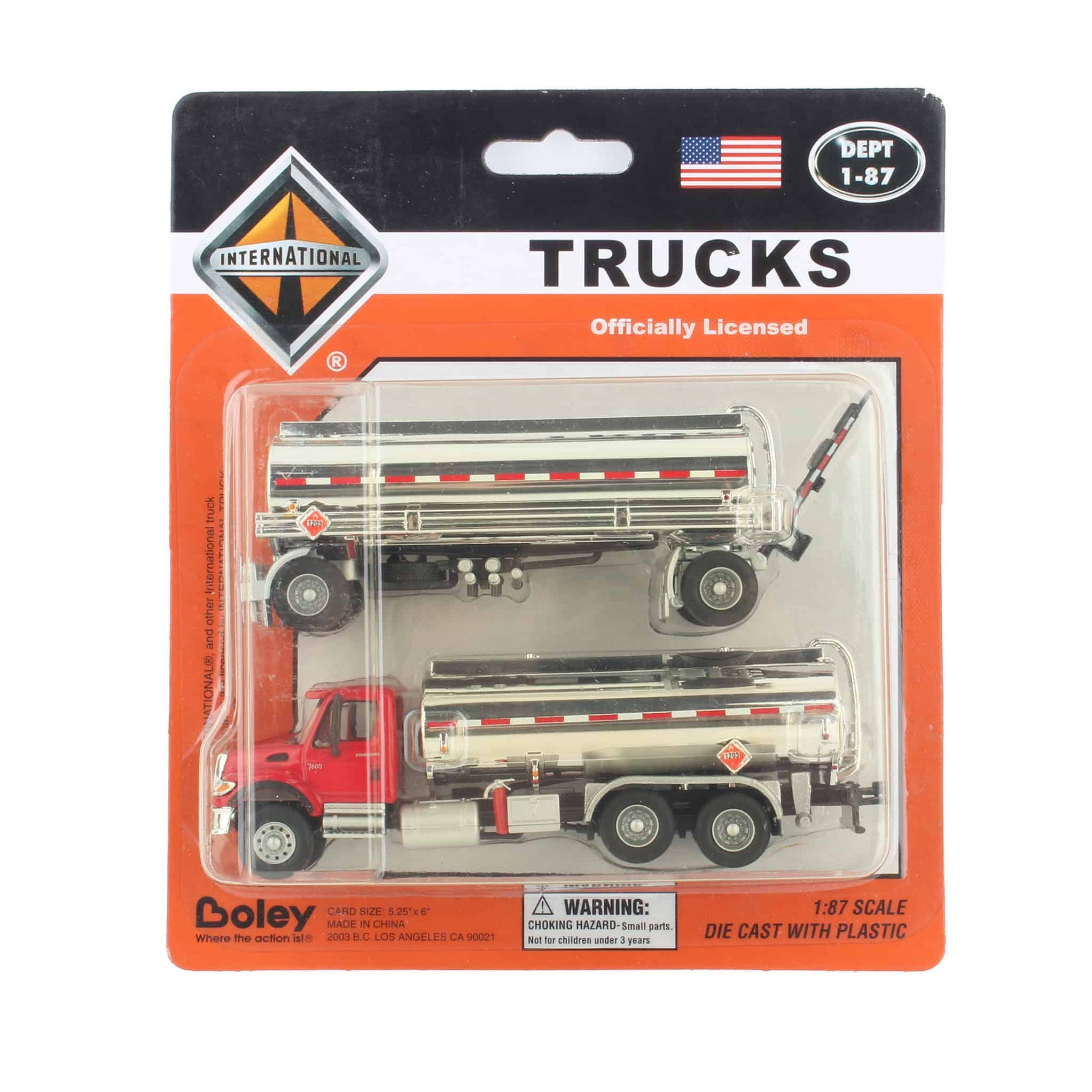 1/87 International 7600 Tandem Fuel Tanker by Boley — Outback Toys