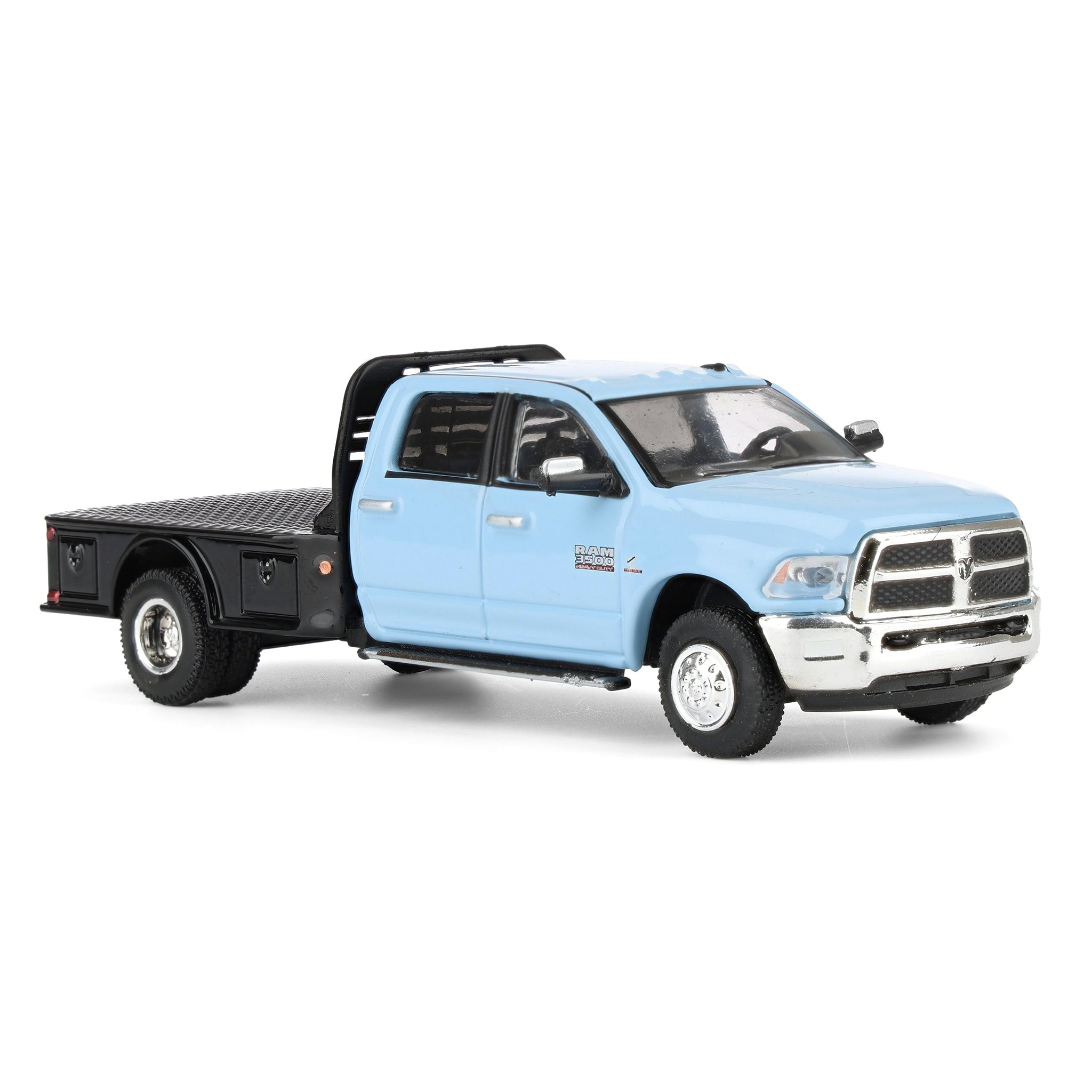 1/64 2018 Ram 3500 Dually Flatbed, Robin’s Egg Blue, Dually Drivers Se ...