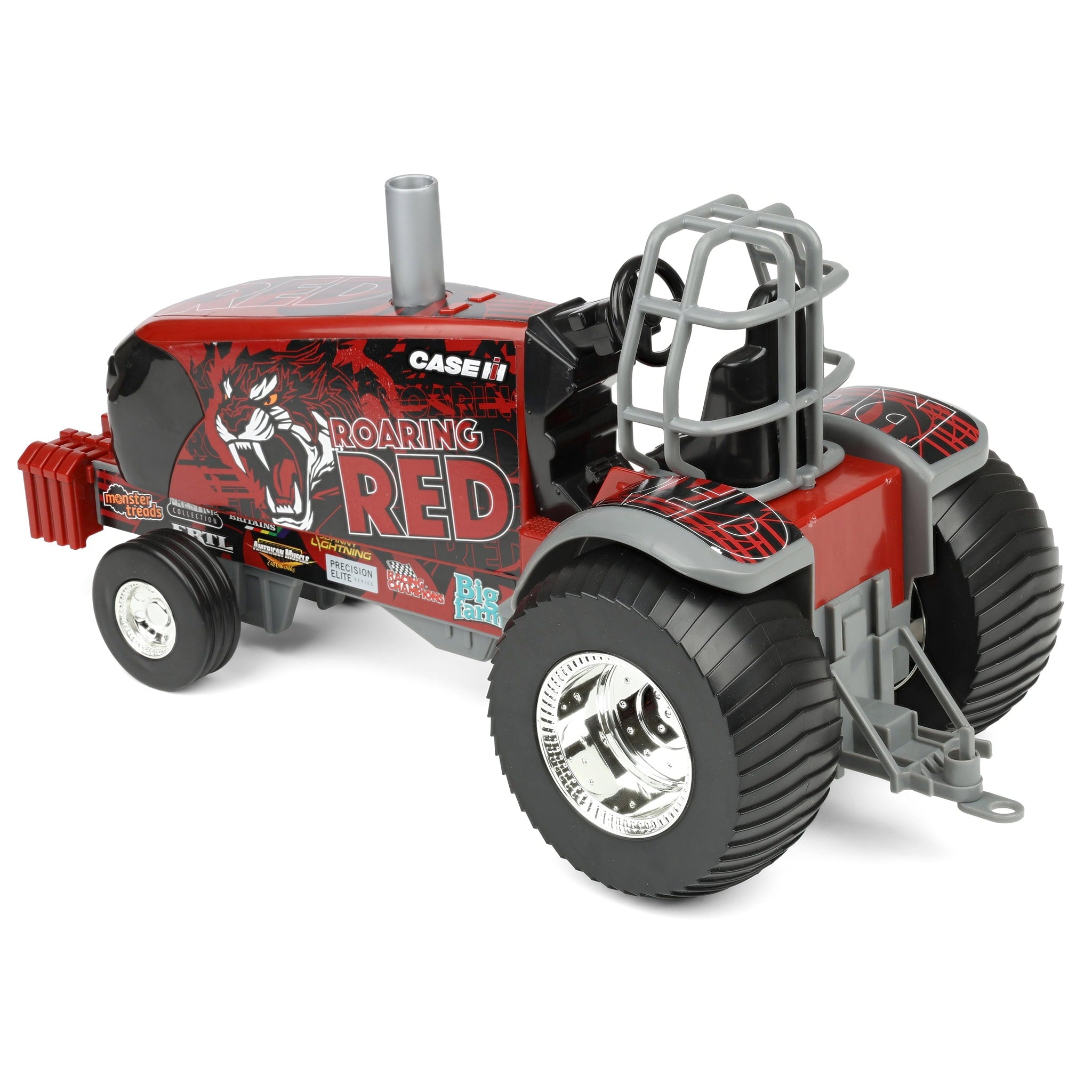 1/16 Case IH "Roaring Red" Pulling Tractor, ERTL Big Farm — Outback Toys