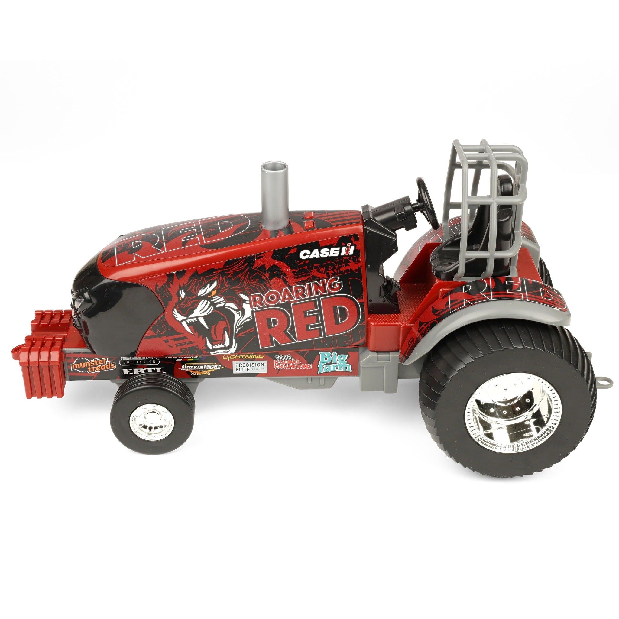 1/16 Case IH "Roaring Red" Pulling Tractor, ERTL Big Farm — Outback Toys