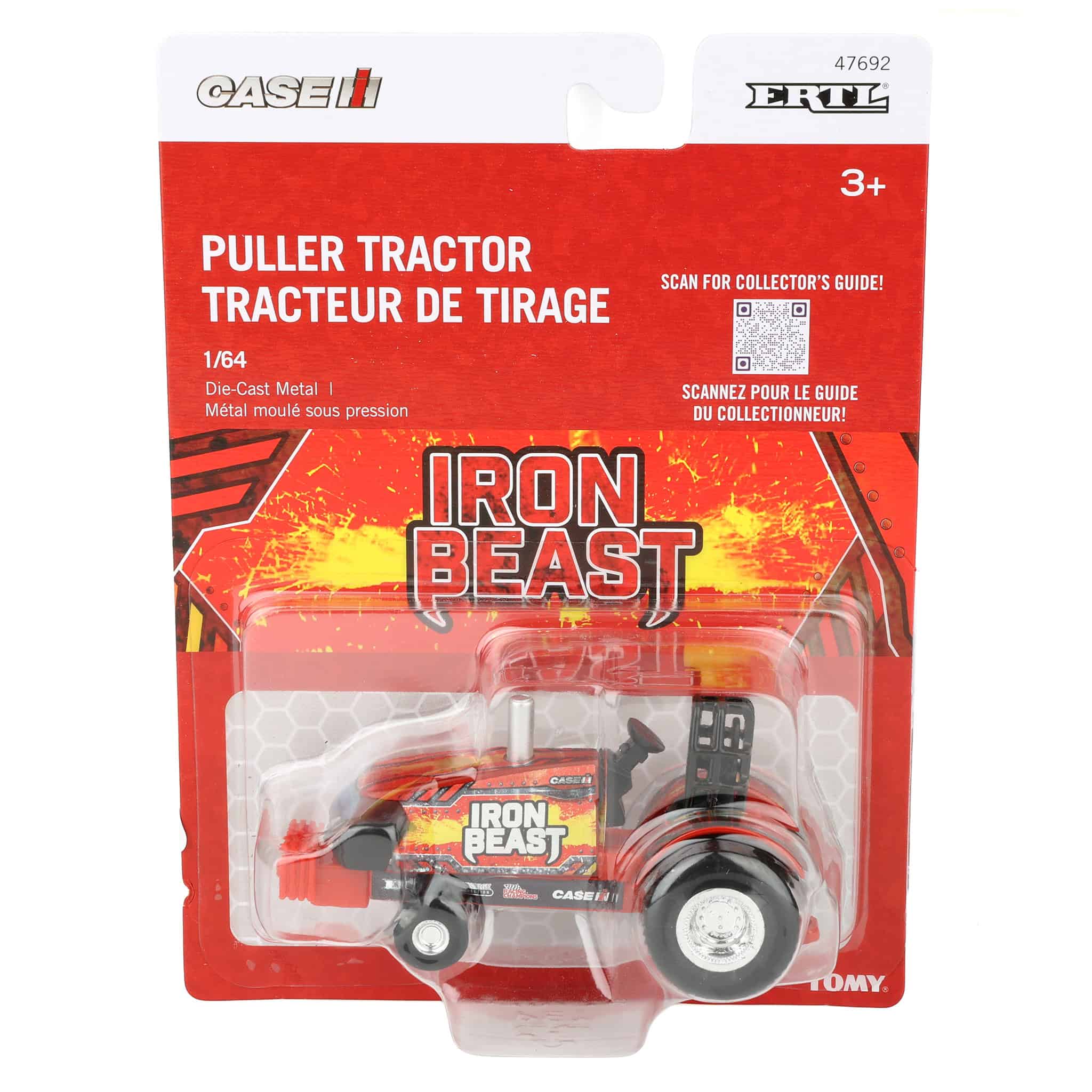 Chase Unit ~ 1/64 Case IH "Iron Beast" Pulling Tractor — Outback Toys