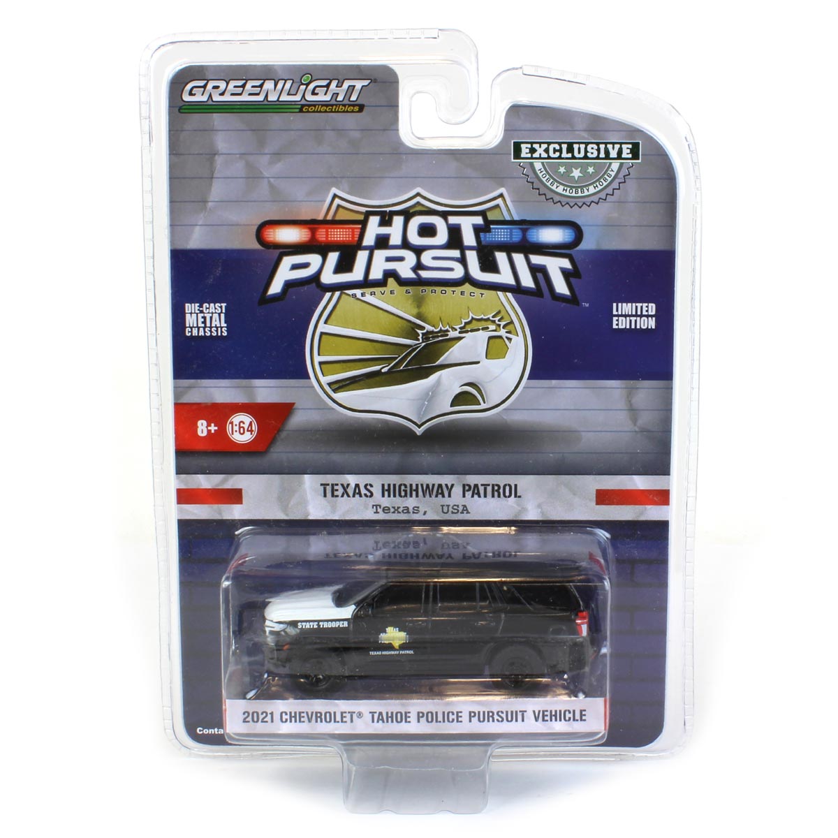 1/64 2021 Chevrolet Tahoe Police Pursuit Vehicle, Texas Highway Patrol ...