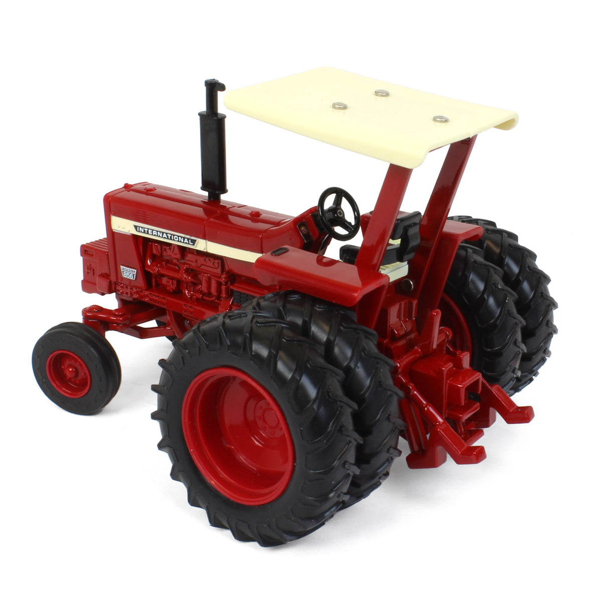 1/32 IH Farmall 856 Tractor with Wide Front, Duals, ROPS & Canopy by E ...