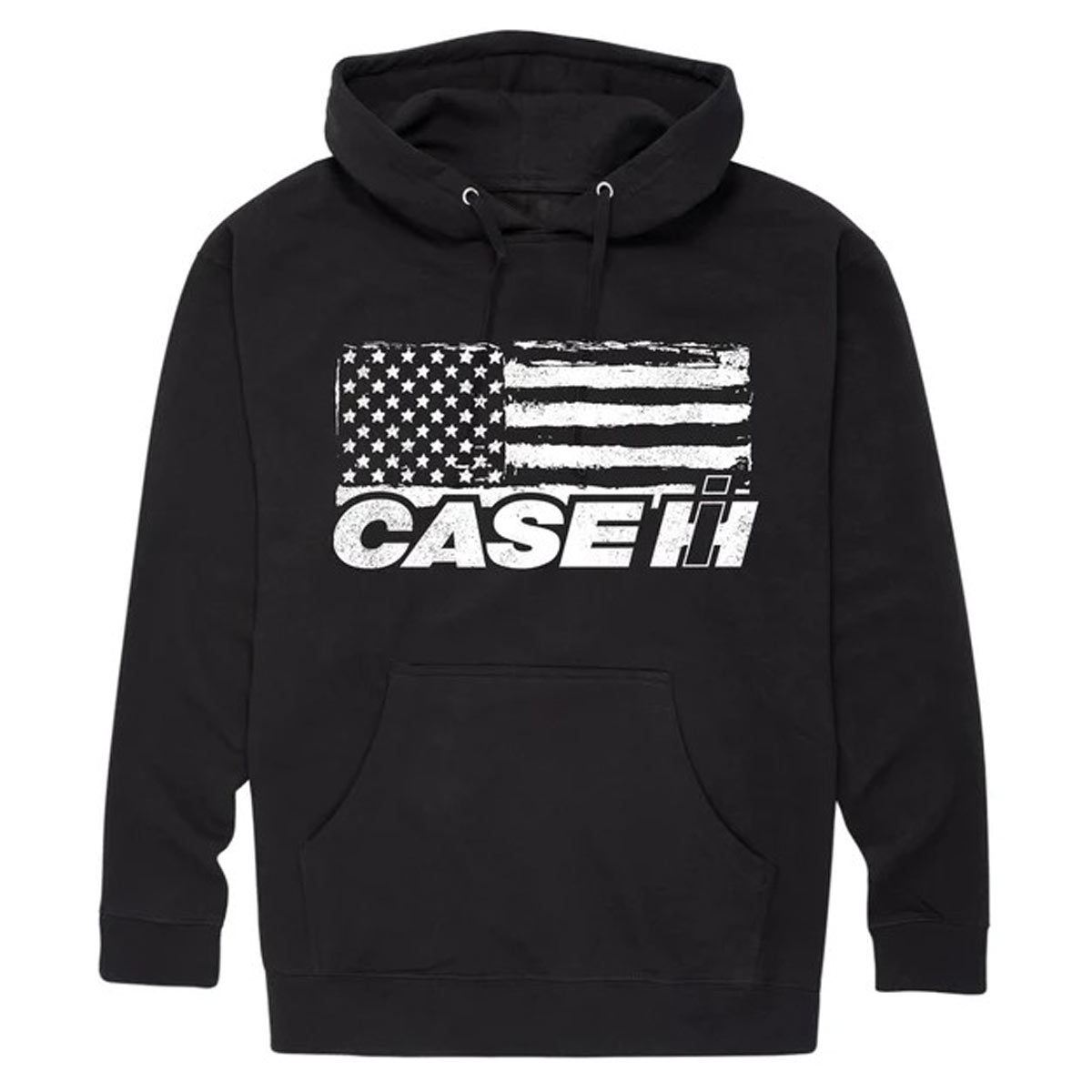 Adult Case IH Flag Black Hooded Sweatshirt — Outback Toys