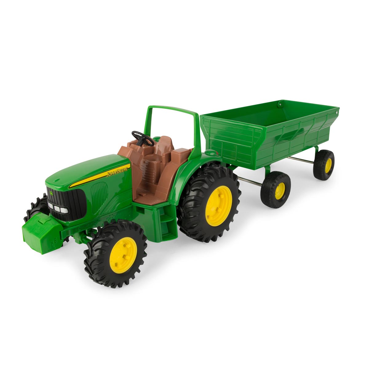 8in John Deere MFD Tractor with Wagon — Outback Toys