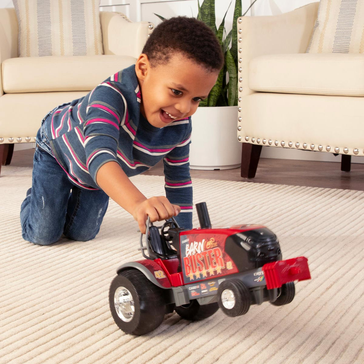 1/16 Big Farm Case IH Barn Buster Pulling Tractor by ERTL — Outback Toys