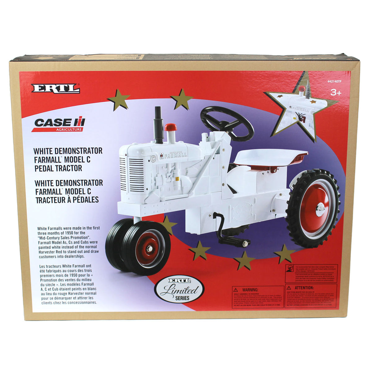 Farmall C White Demonstrator Pedal Tractor, Farmall 100th Anniversary ...