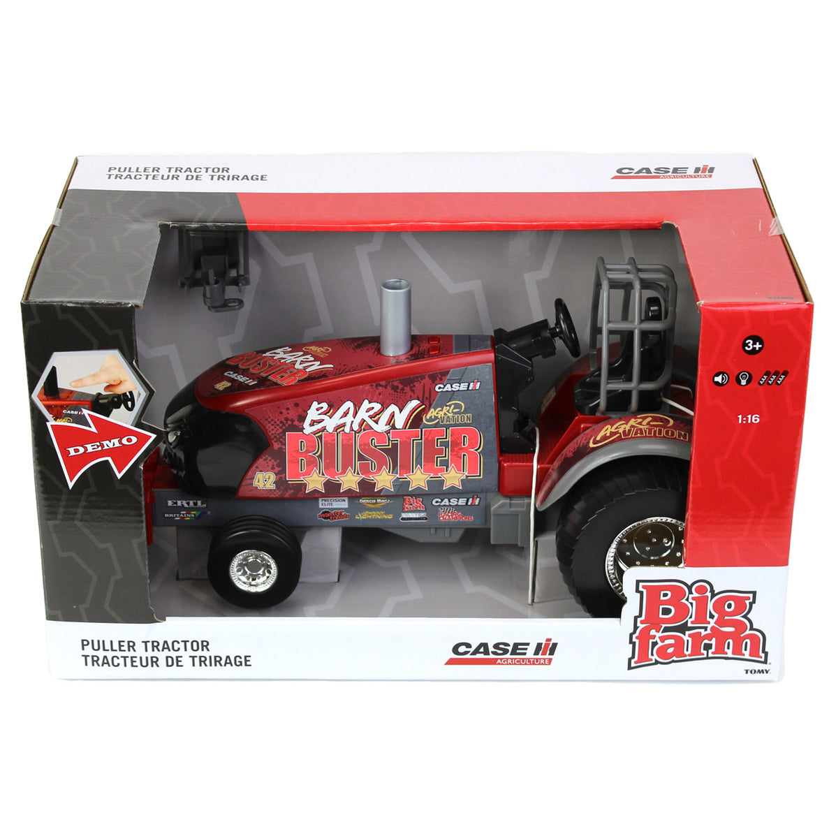 1/16 Big Farm Case IH Barn Buster Pulling Tractor by ERTL — Outback Toys