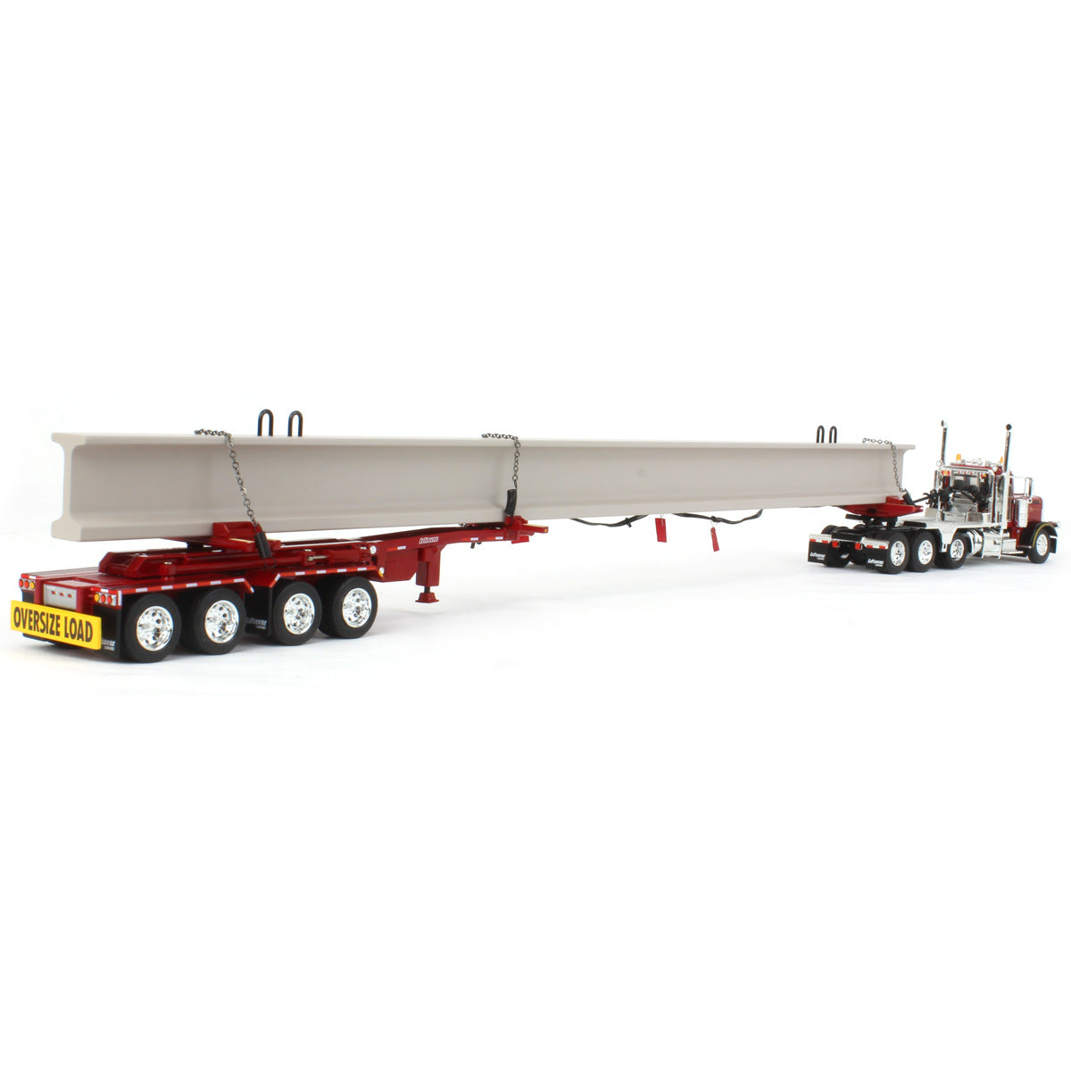 69-1649 DCP 1/64 Peterbilt 389 Semi Truck with ERMC Hydra-Steer Trailer ...