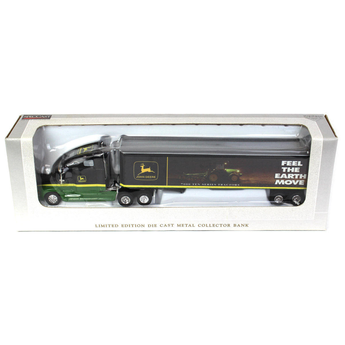 1/64 John Deere Freightliner C120 Semi with "Feel the Earth Move" Box ...
