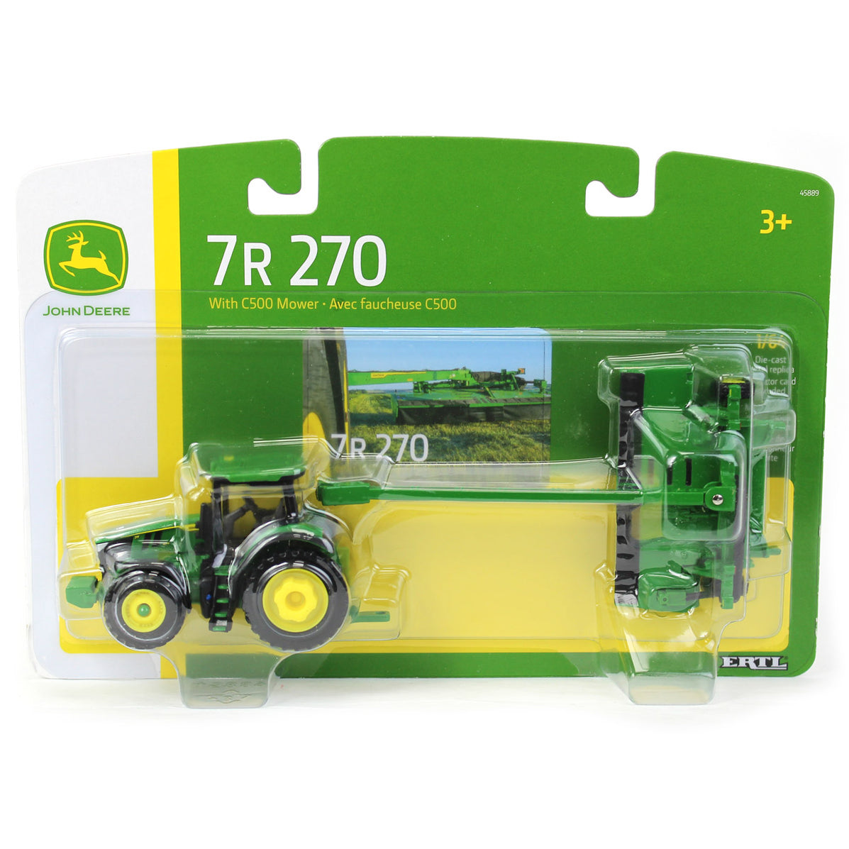 1/64 John Deere 7R 270 Tractor & C500 Mower — Outback Toys