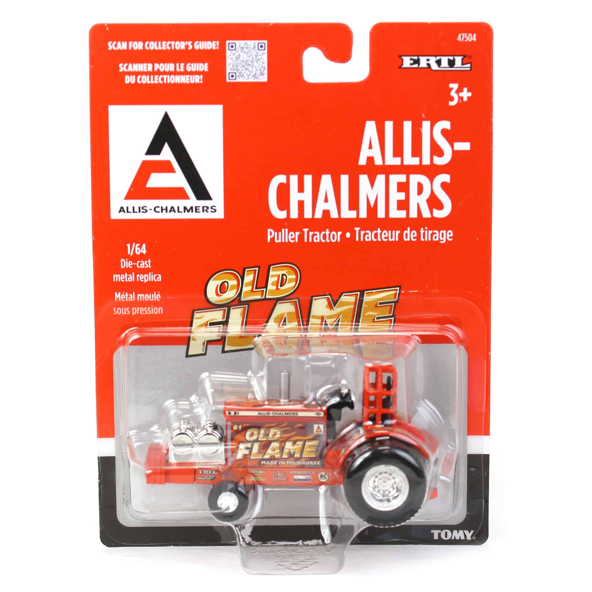 Set of 2 ~ 1/64 Allis Chalmers "Old Flame" & "Milwaukee Mudder" Pullin — Outback Toys