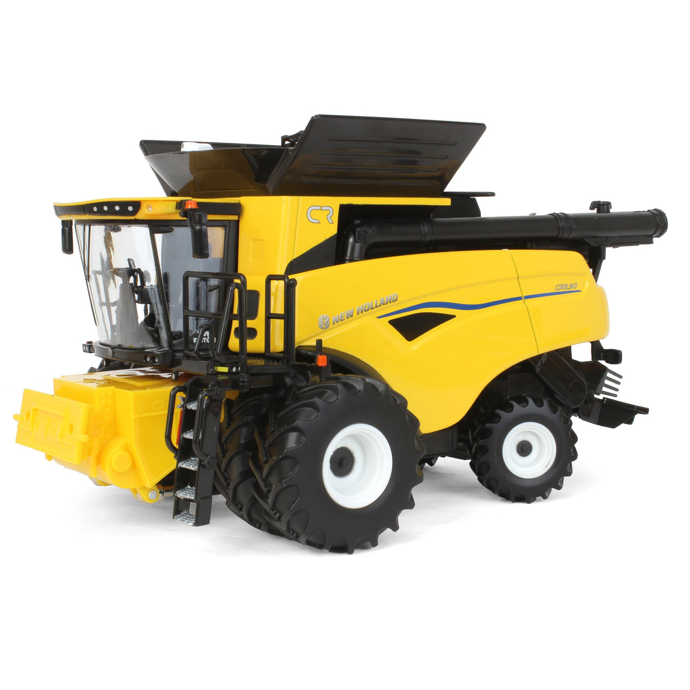 1/32 New Holland CR9.90 Combine with Corn & Grain Heads, ERTL Prestige ...