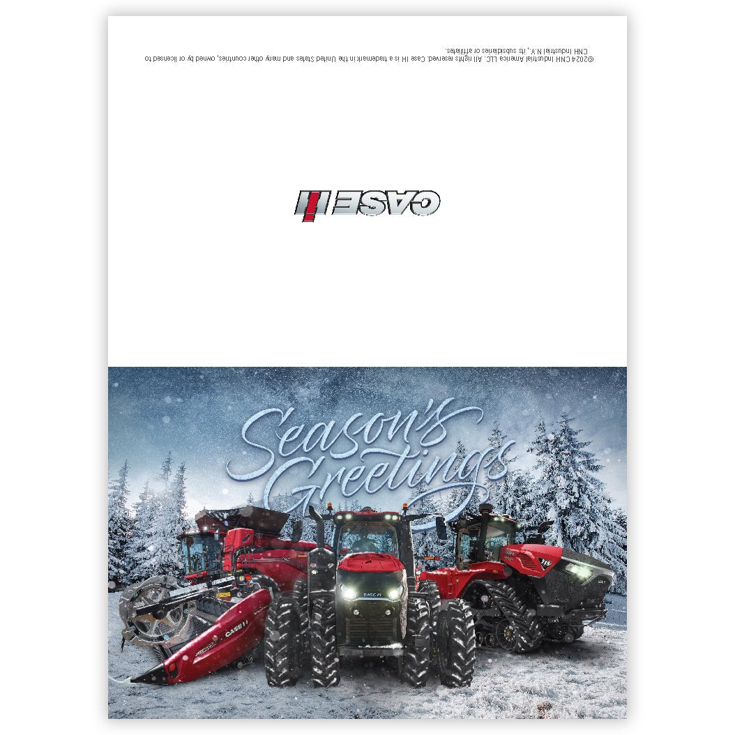 Case IH Trio Machinery "Season Greetings" Holiday Cards 8 Pack ...