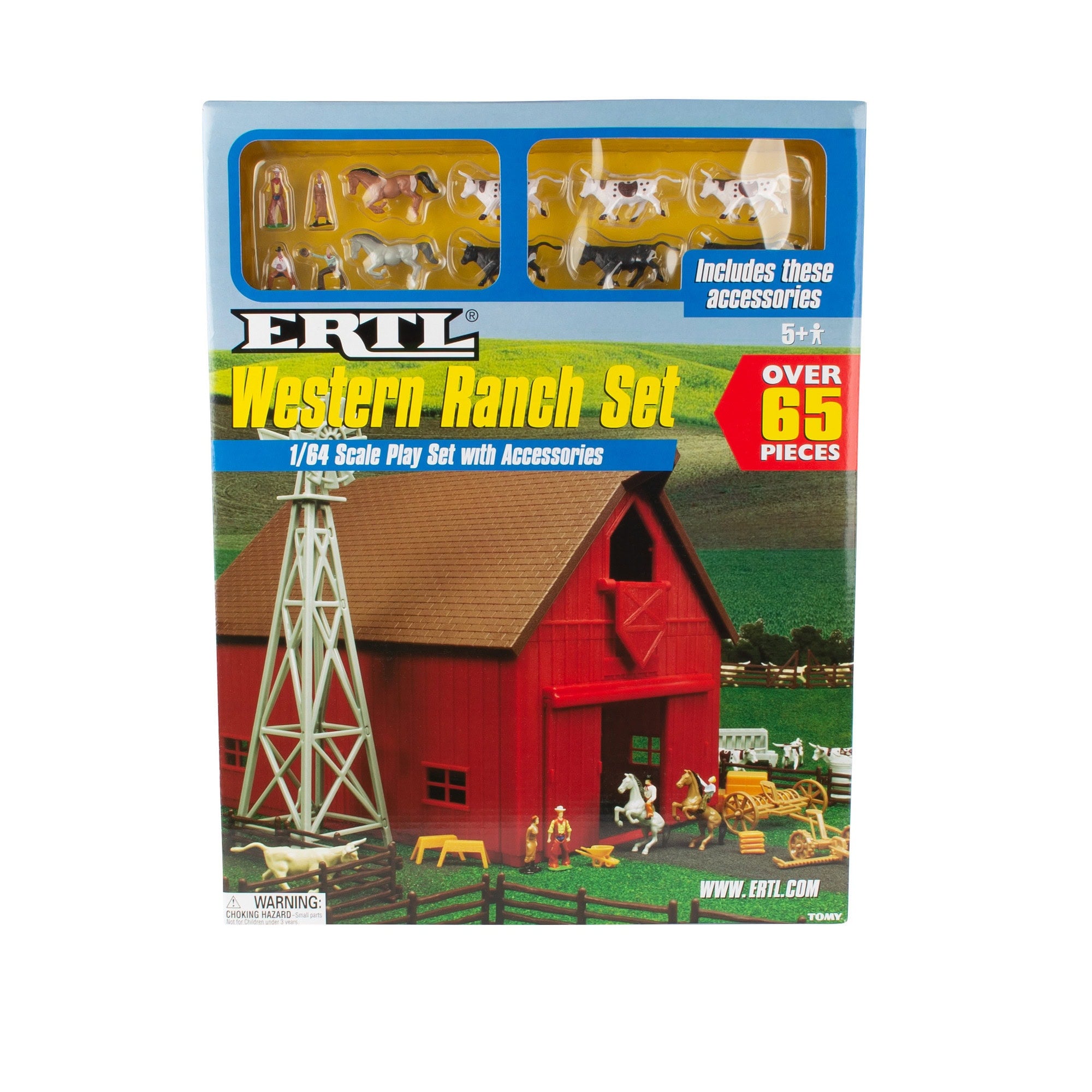 1/64 ERTL Western Ranch Play Set with Accessories — Outback Toys