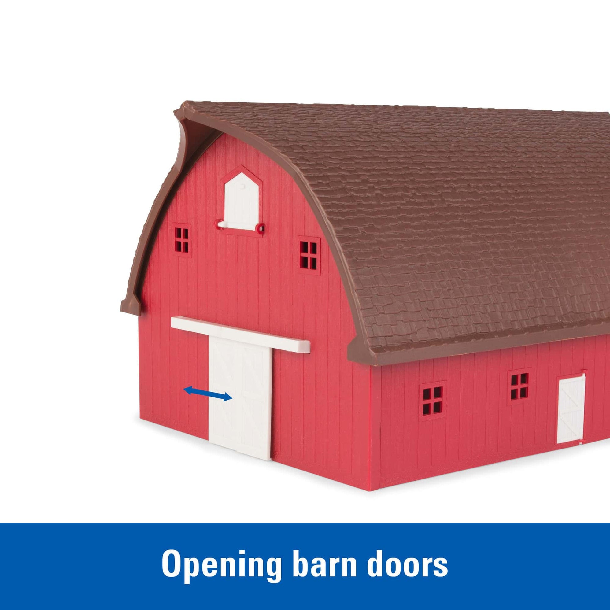 1/64 ERTL Farm Country Round Gable Barn Set, 73 Pieces — Outback Toys