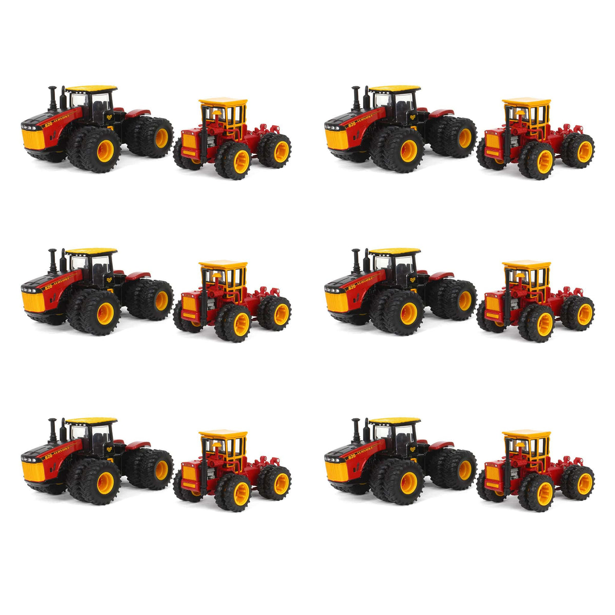 Sealed Case of 6 ~ 1/64 Versatile 145 & 620 Tractor Set, ERTL Prestige ...