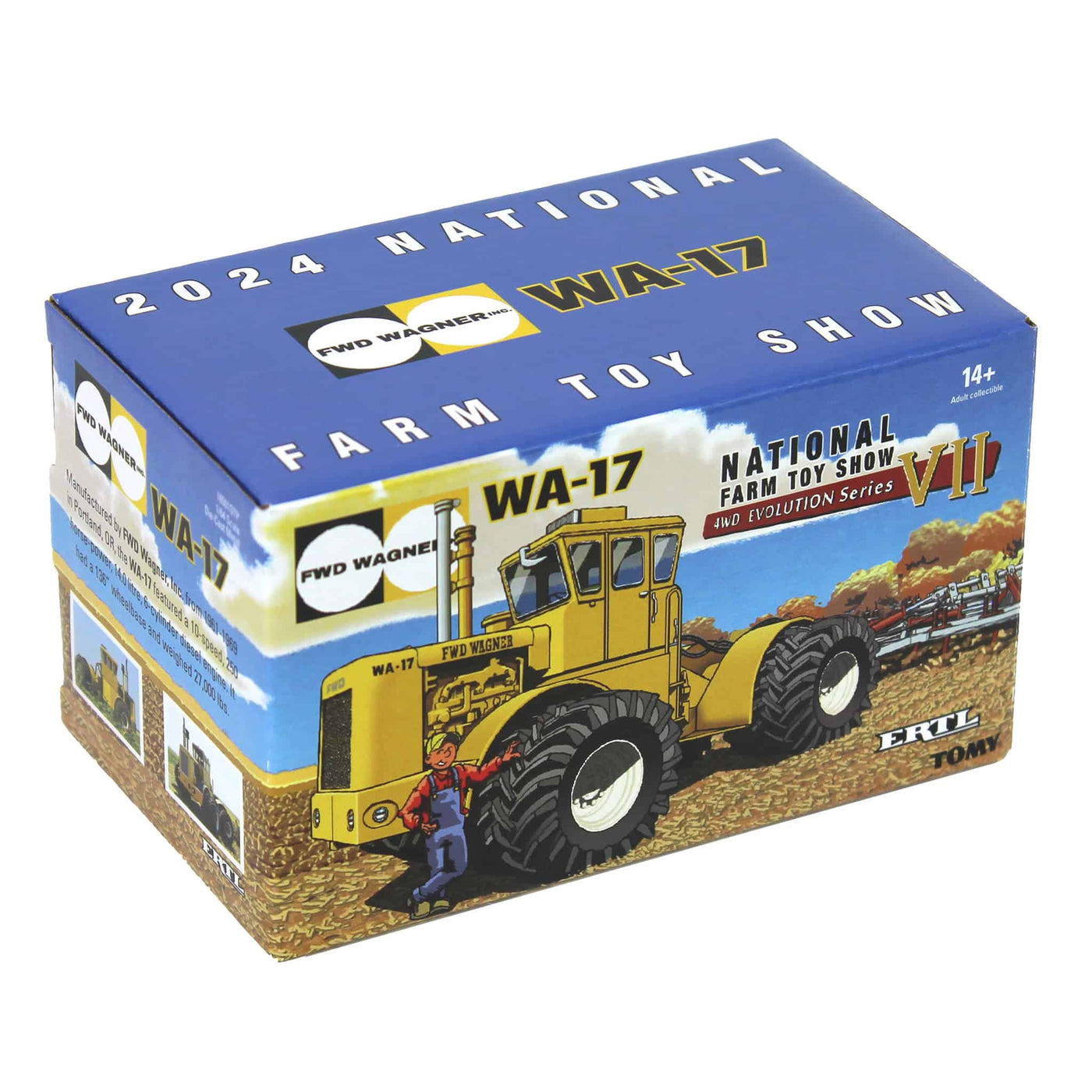 1/64 Wagner WA-17 4WD Tractor by ERTL, 2024 National Farm Toy Show ...