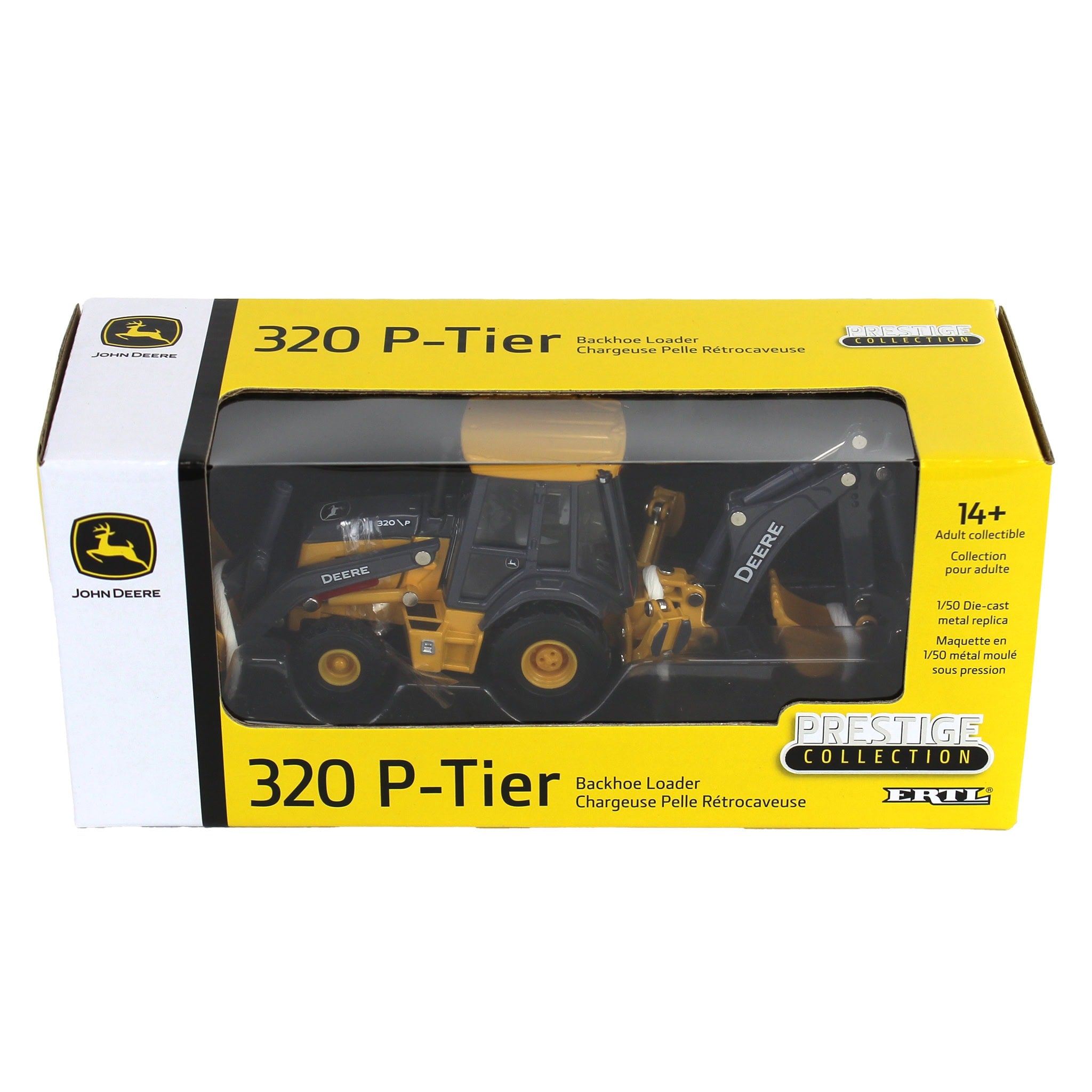 1/50 John Deere 320 P-Tier Backhoe Loader, ERTL Prestige Collection ...