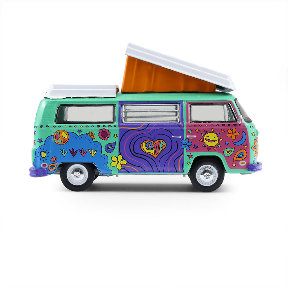 1/64 1973 Volkswagen Type 2 Westfalia Campmobile, Music Festival Van ...
