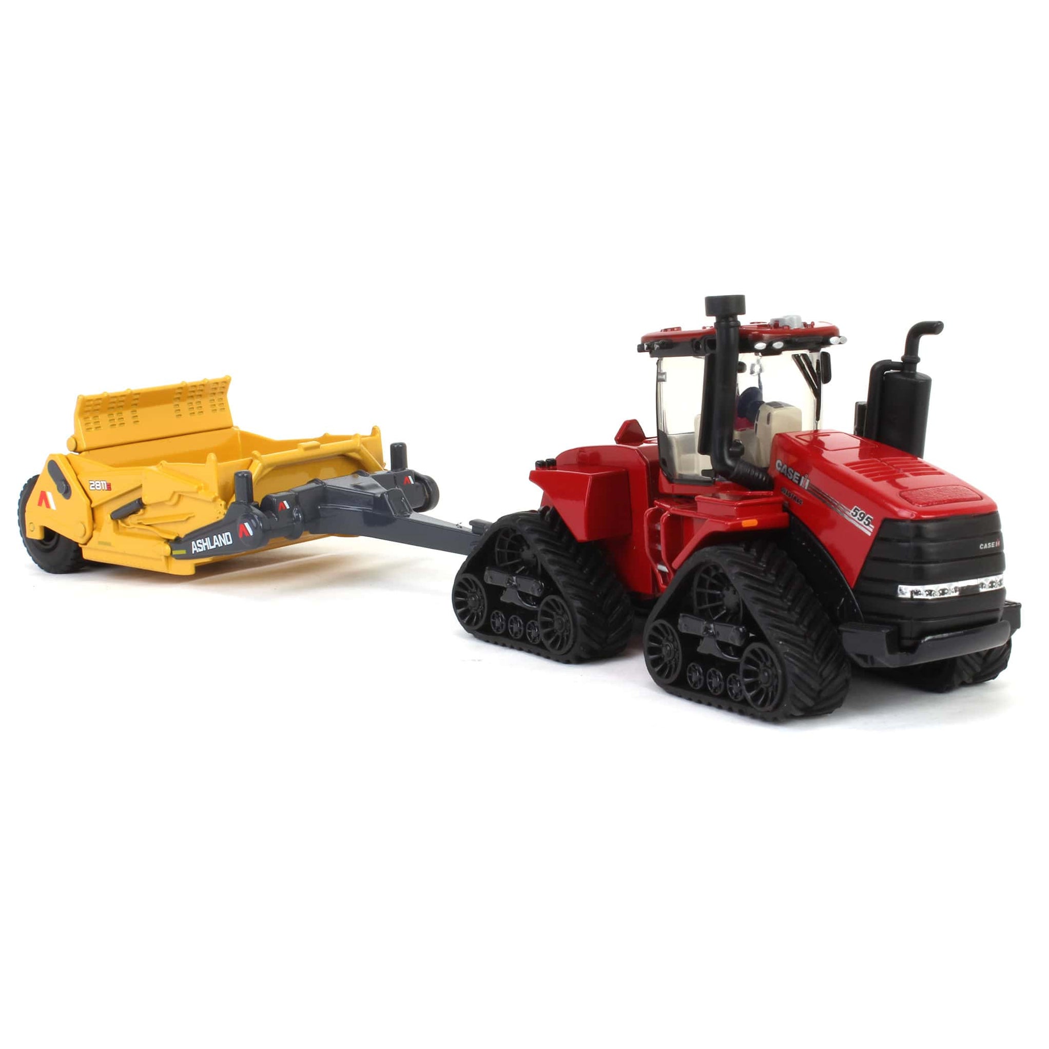 1/64 Case IH Steiger 595 Quadtrac with Ashland 2811E Scraper by ERTL ...