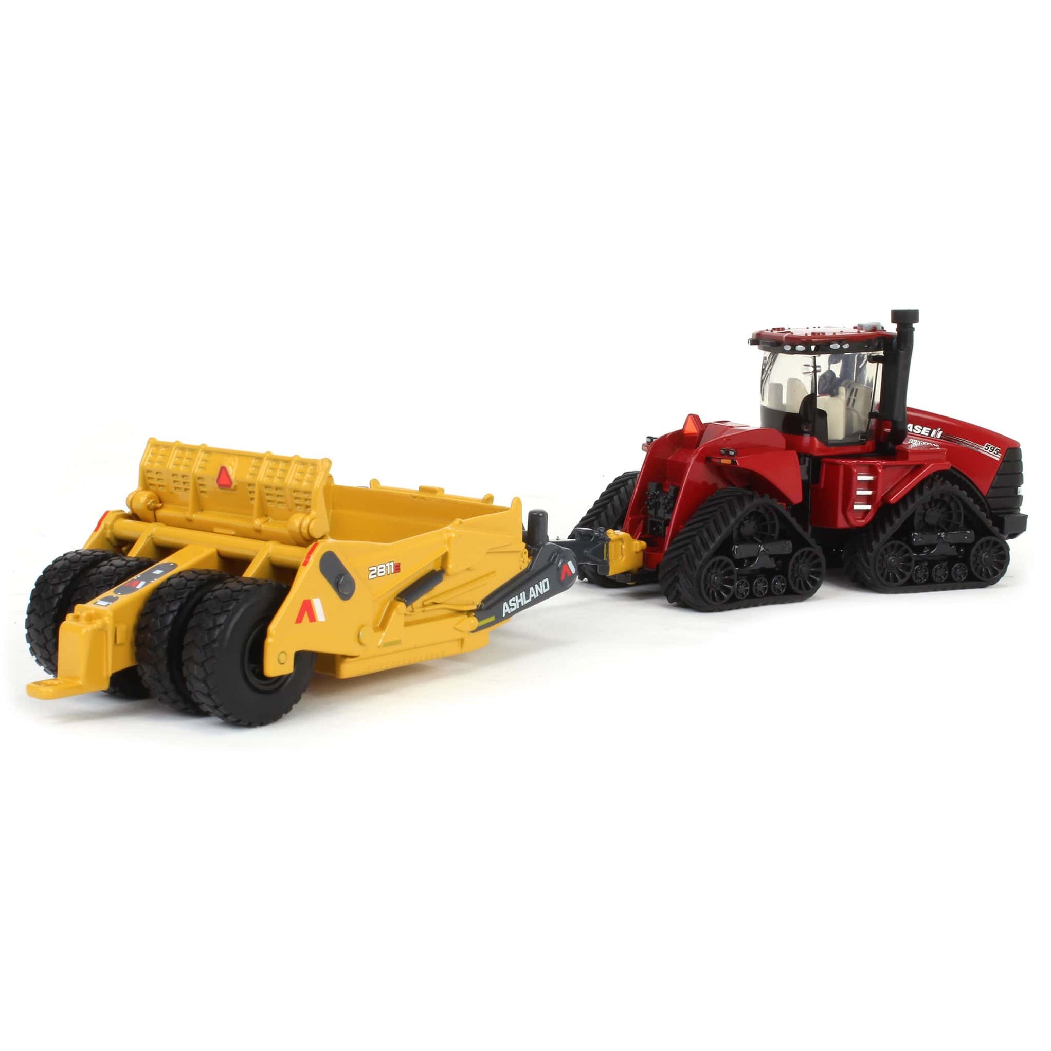 1/64 Case IH Steiger 595 Quadtrac with Ashland 2811E Scraper by ERTL ...