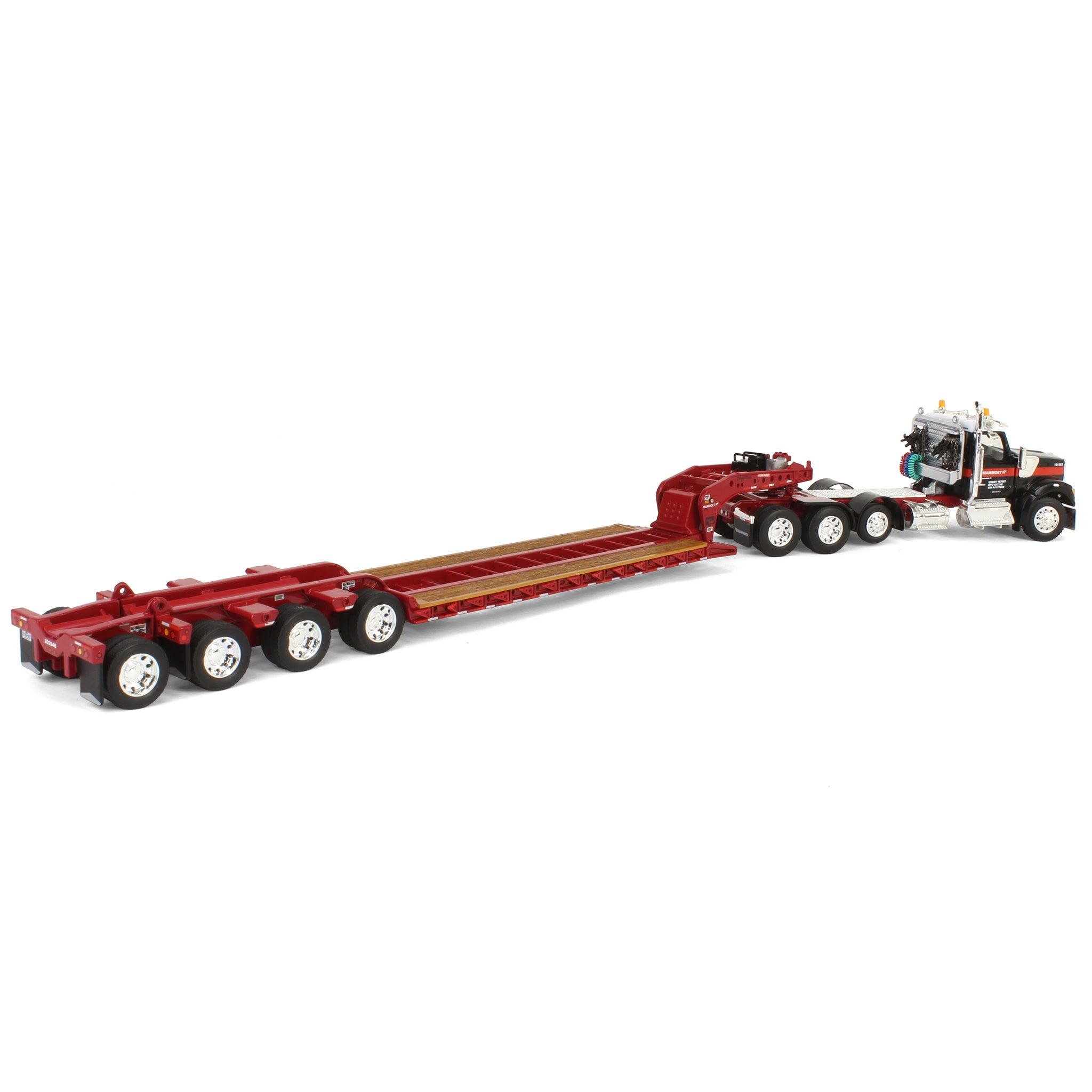 1/64 Kenworth W990 with Tri-axle Fontaine Magnitude Lowboy Trailer, Ma ...
