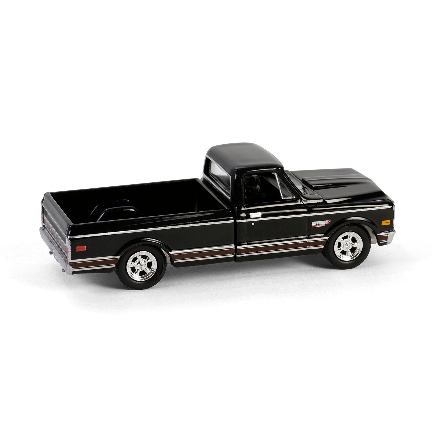 1/64 1972 Chevy Cheyenne C10 Short Bed, Black, Hobby Exclusive ...