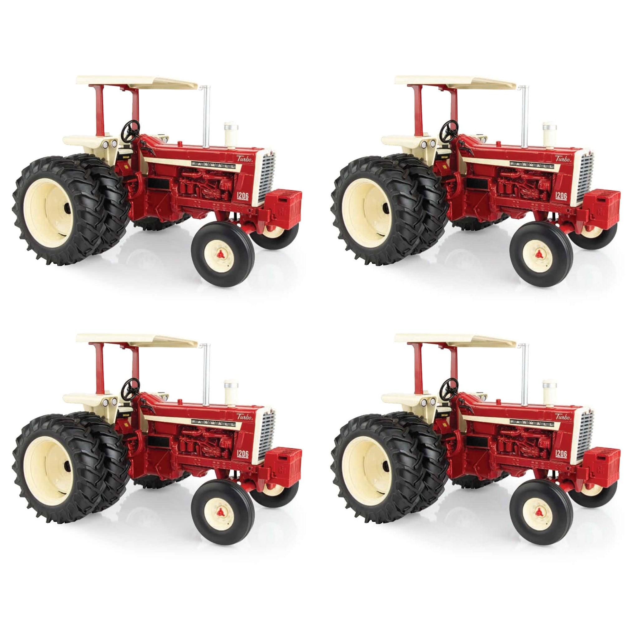 Sealed Case of 4 ~ 1/16 Farmall 1206 with Duals & Canopy, 60th Anniver ...