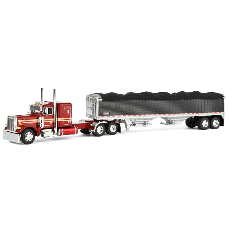 60-2195 DCP 1/64 Candy Red/Tan Peterbilt 379 48in Flattop Sleeper w ...