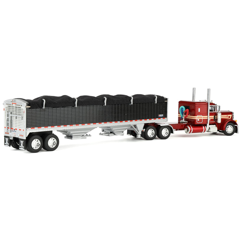 60-2195 DCP 1/64 Candy Red/Tan Peterbilt 379 48in Flattop Sleeper w ...