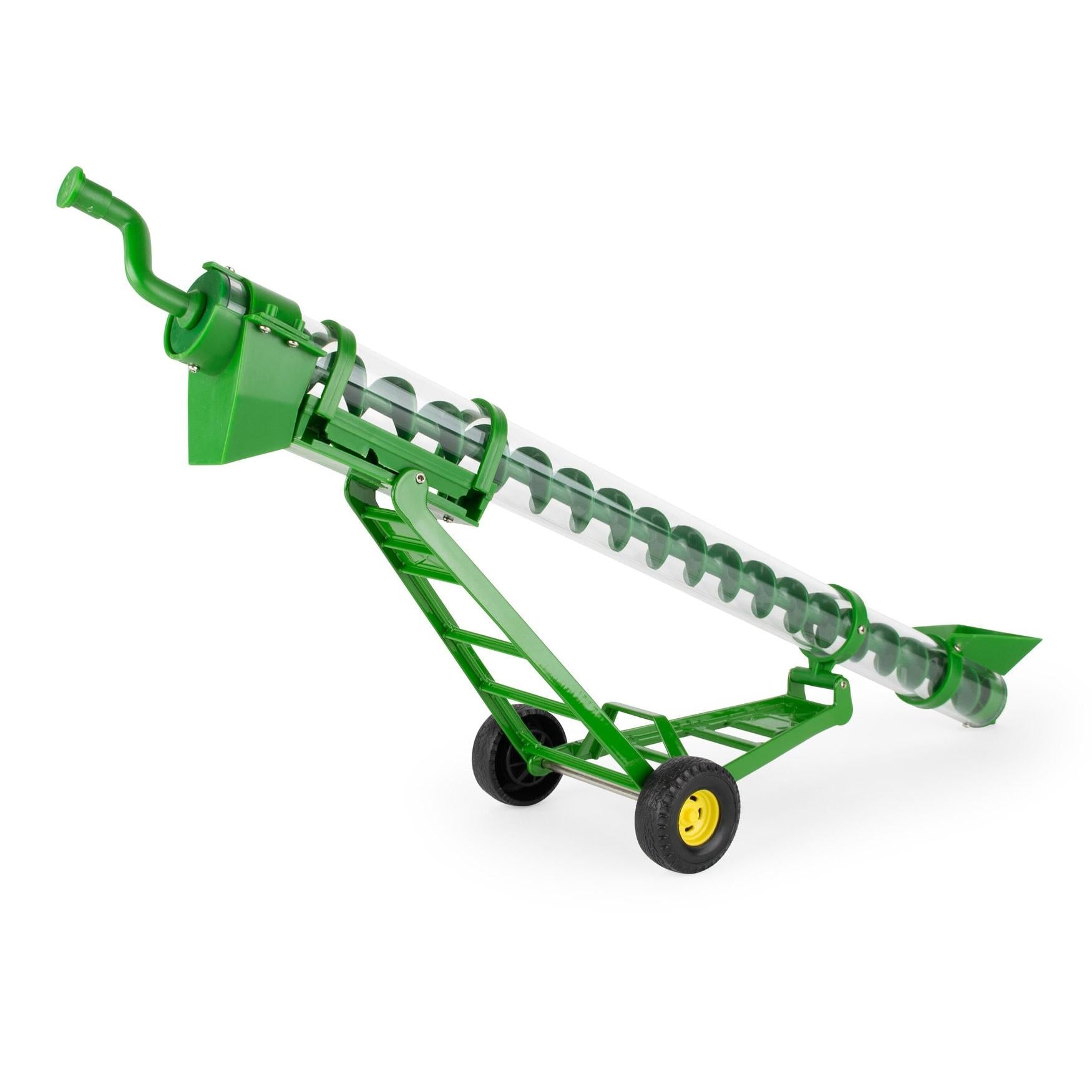 1/16 Green Grain Auger with Yellow Rims, ERTL Replica Play — Outback Toys