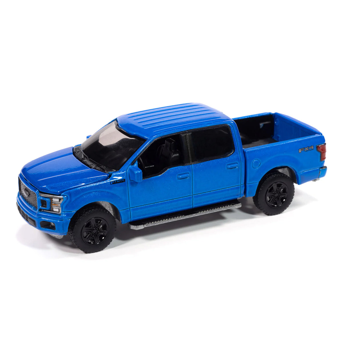 1/64 2020 Ford F-150 Pickup Truck, Velocity Blue, Auto World — Outback Toys