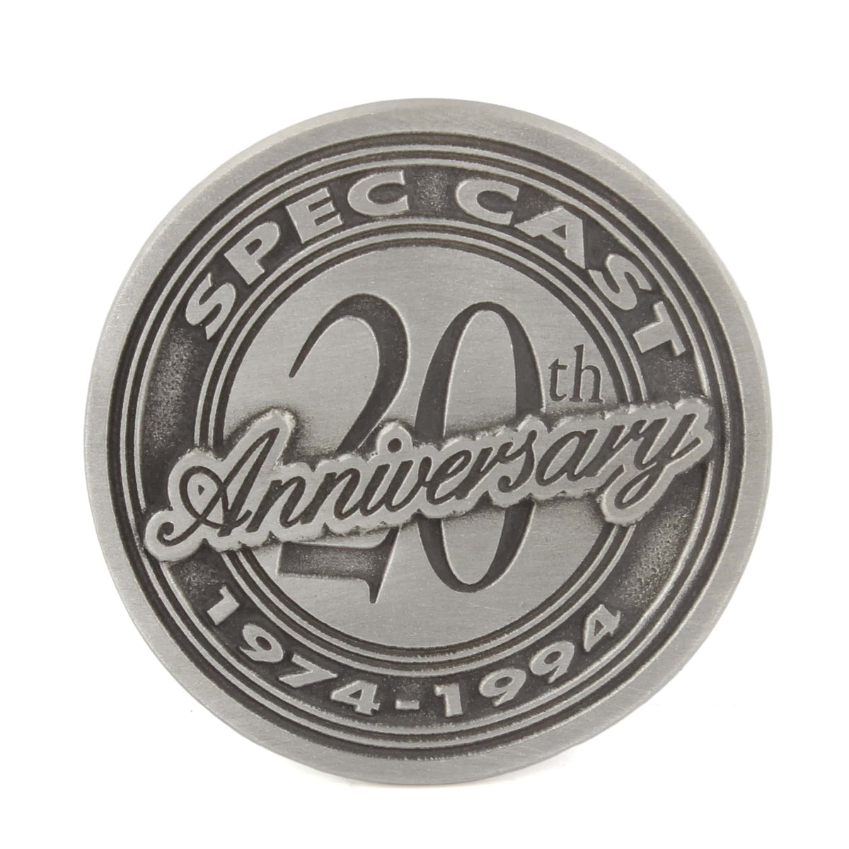 1994 SpecCast 20th Anniversary LE Pewter Belt Buckle — Outback Toys