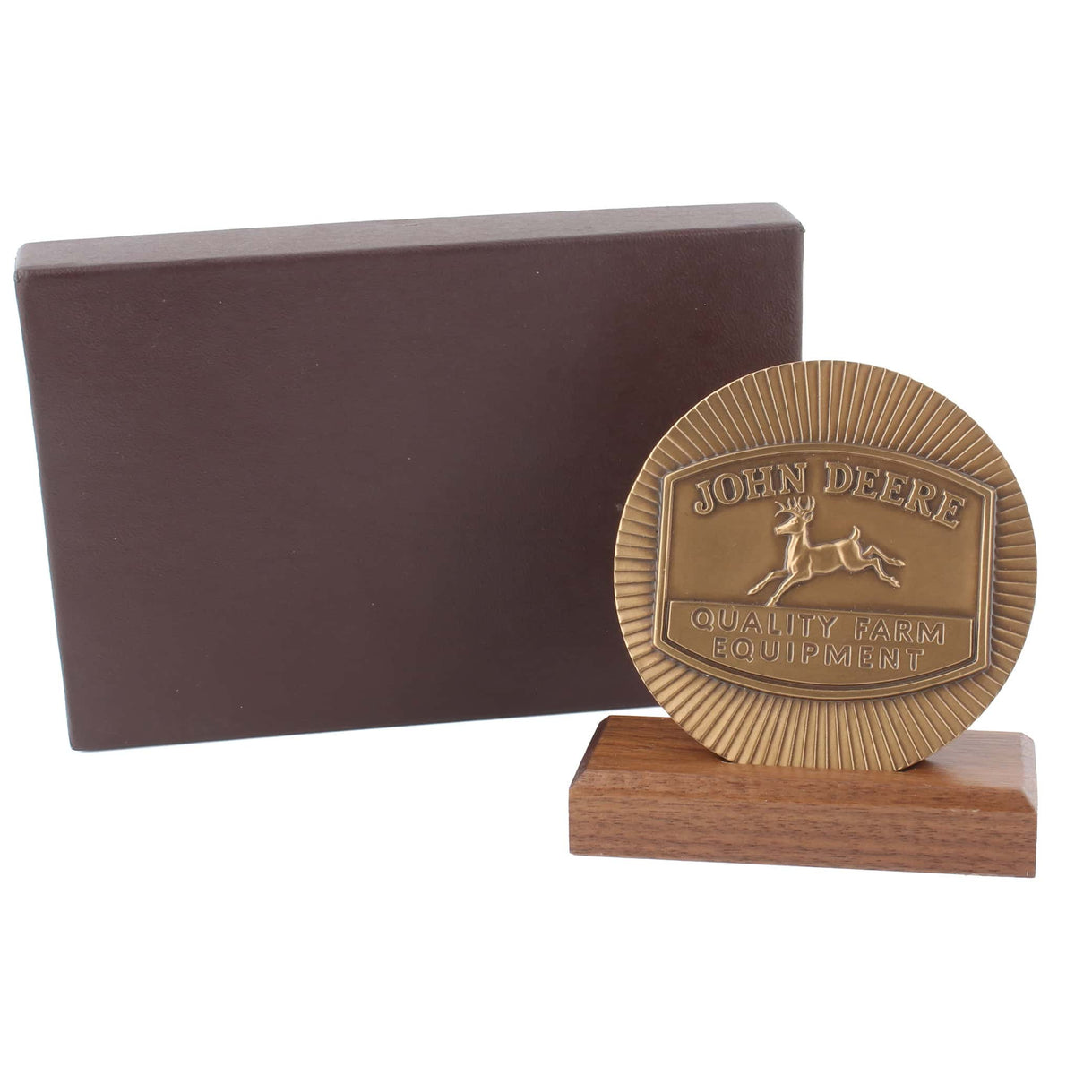 Bronze 1986 John Deere Calendar Medallion with 1941 Historical 4 Legge ...
