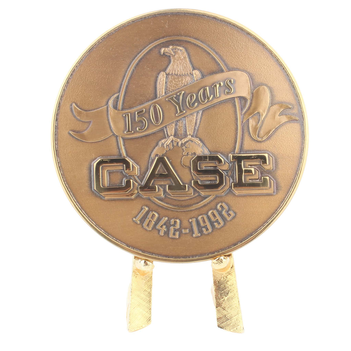Limited Edition 1842-1992 150 Year Anniversary Case Ole Abe Eagle Meda ...