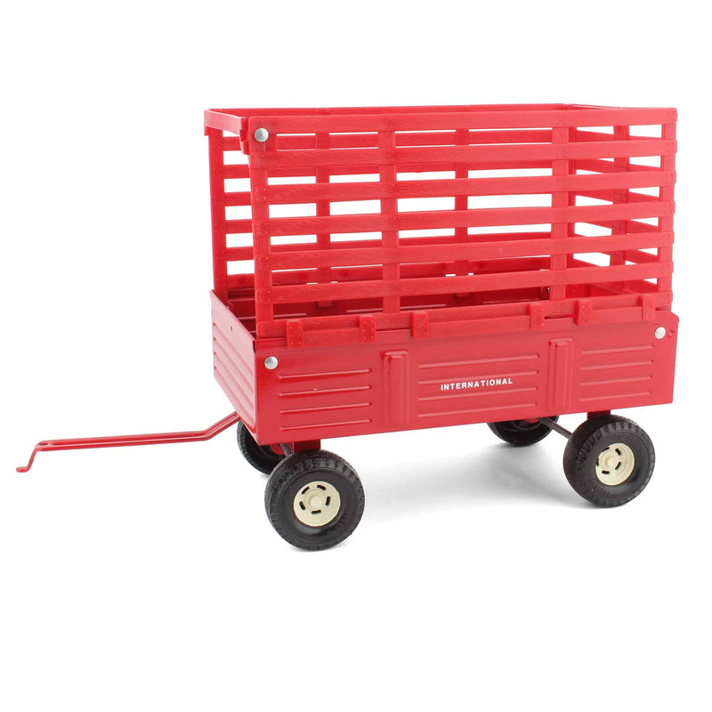1/16 International Red Bale Wagon by ERTL - LOOSE — Outback Toys