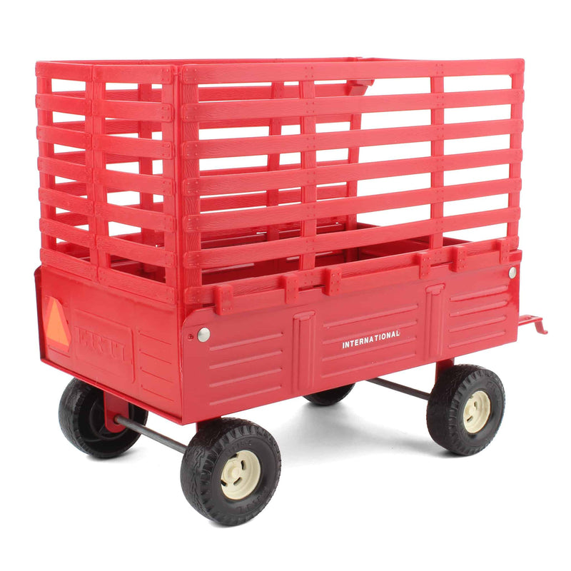 1/16 International Red Bale Wagon by ERTL - LOOSE — Outback Toys
