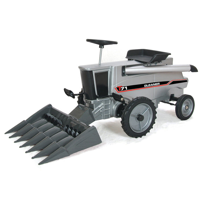 Gleaner T71 Pedal Combine with Corn Head, Made in the USA by Scale Mod ...