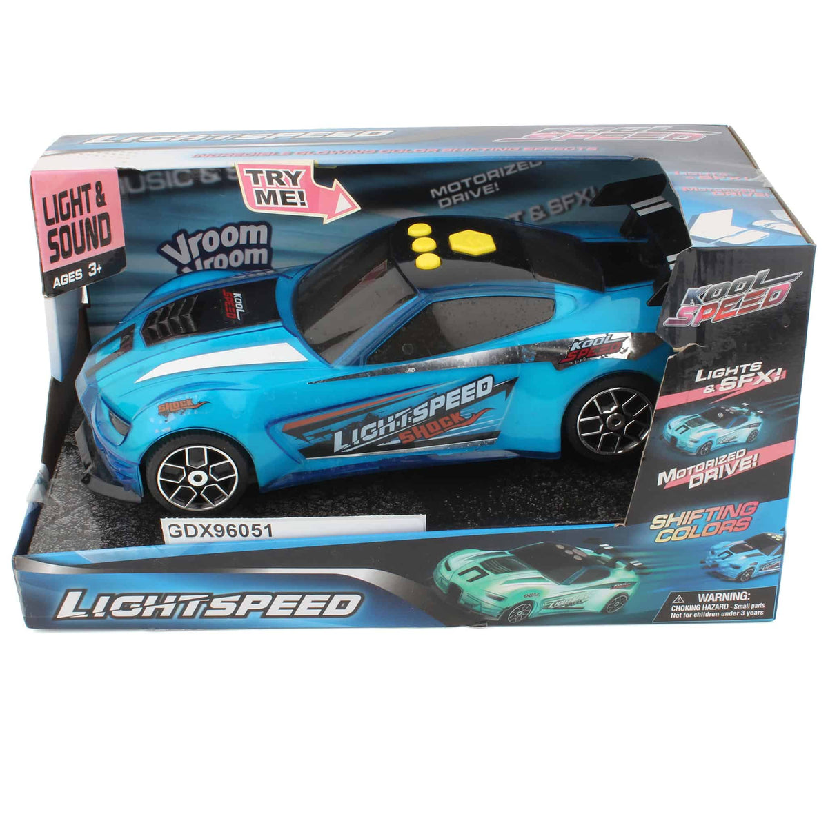 Lightspeed Shock Car with Lights and Sounds by GDX — Outback Toys